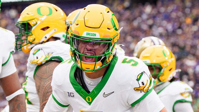 What Dante Moore Said After Oregon's Win Over Washington