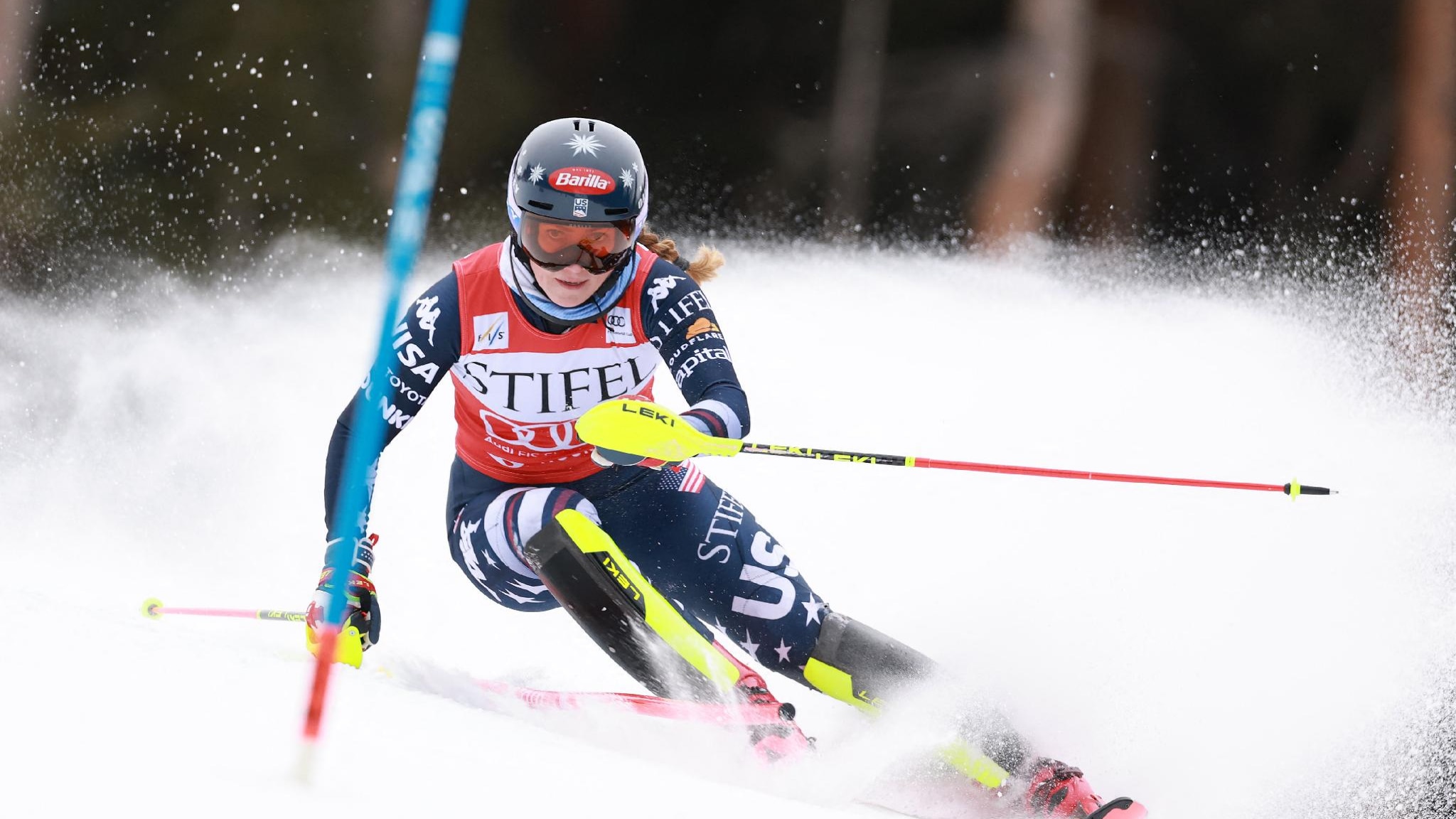 Sci alpino, slalom femminile: vince Shiffrin, seconda Duerr, terza Colturi