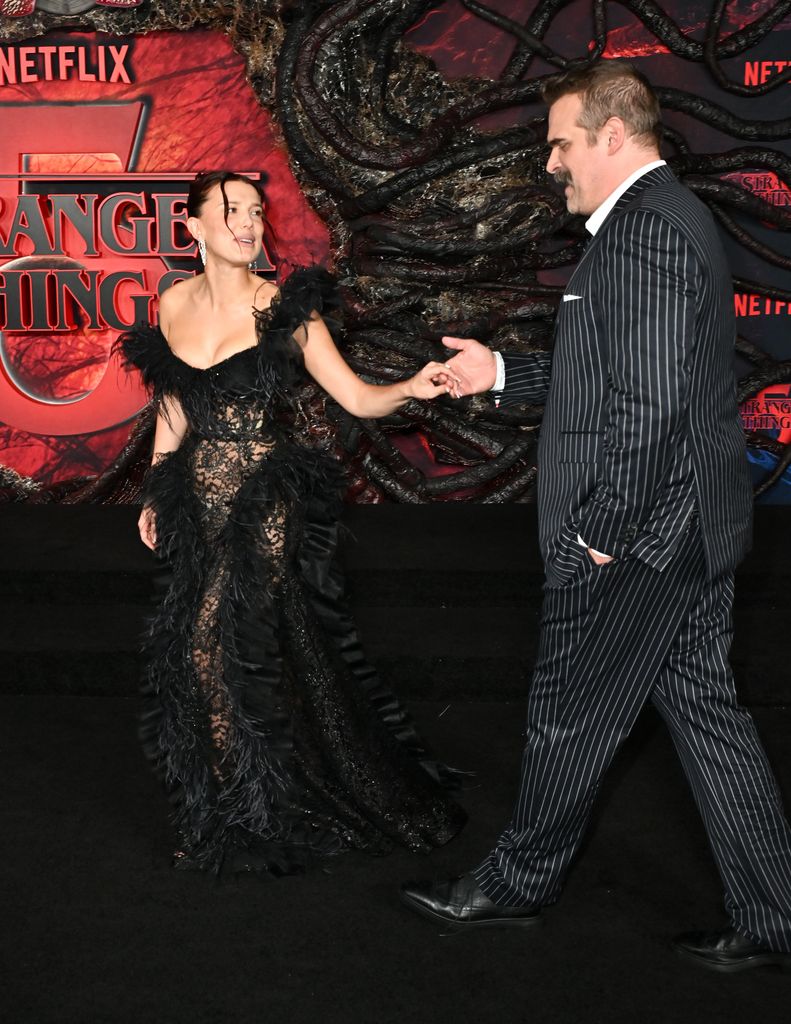 Millie Bobby Brown sheds light on 'really intense' work with David Harbour