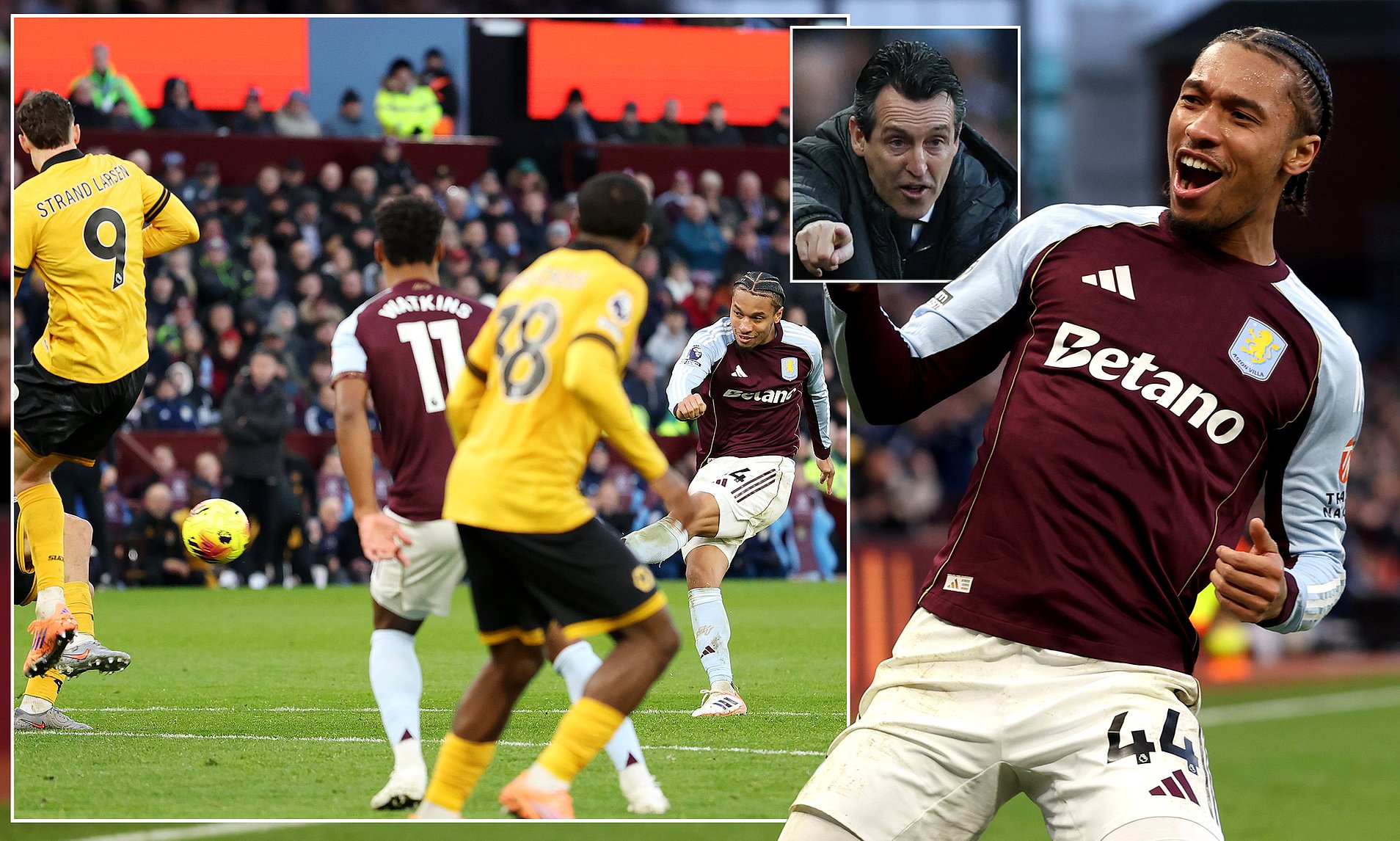 Aston Villa 1-0 Wolves: Boubacar Kamara fires Unai Emery's squad to ...