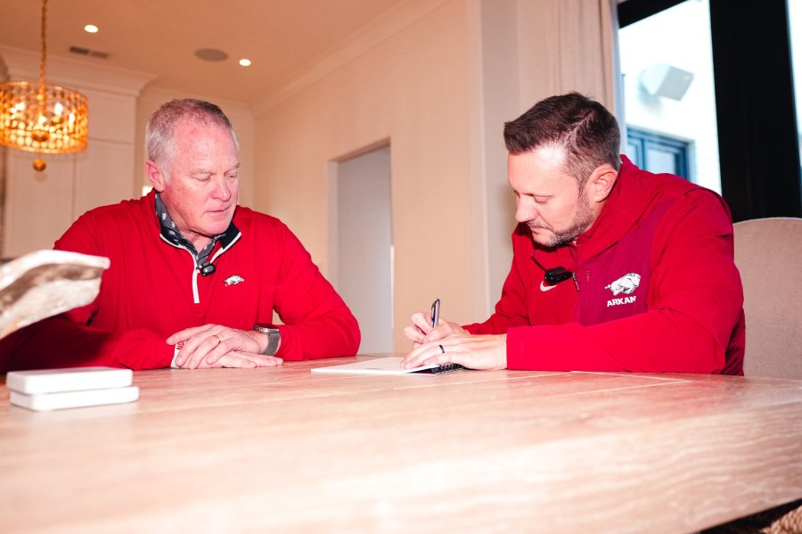 New Razorback head football coach Ryan Silverfield’s contract details ...