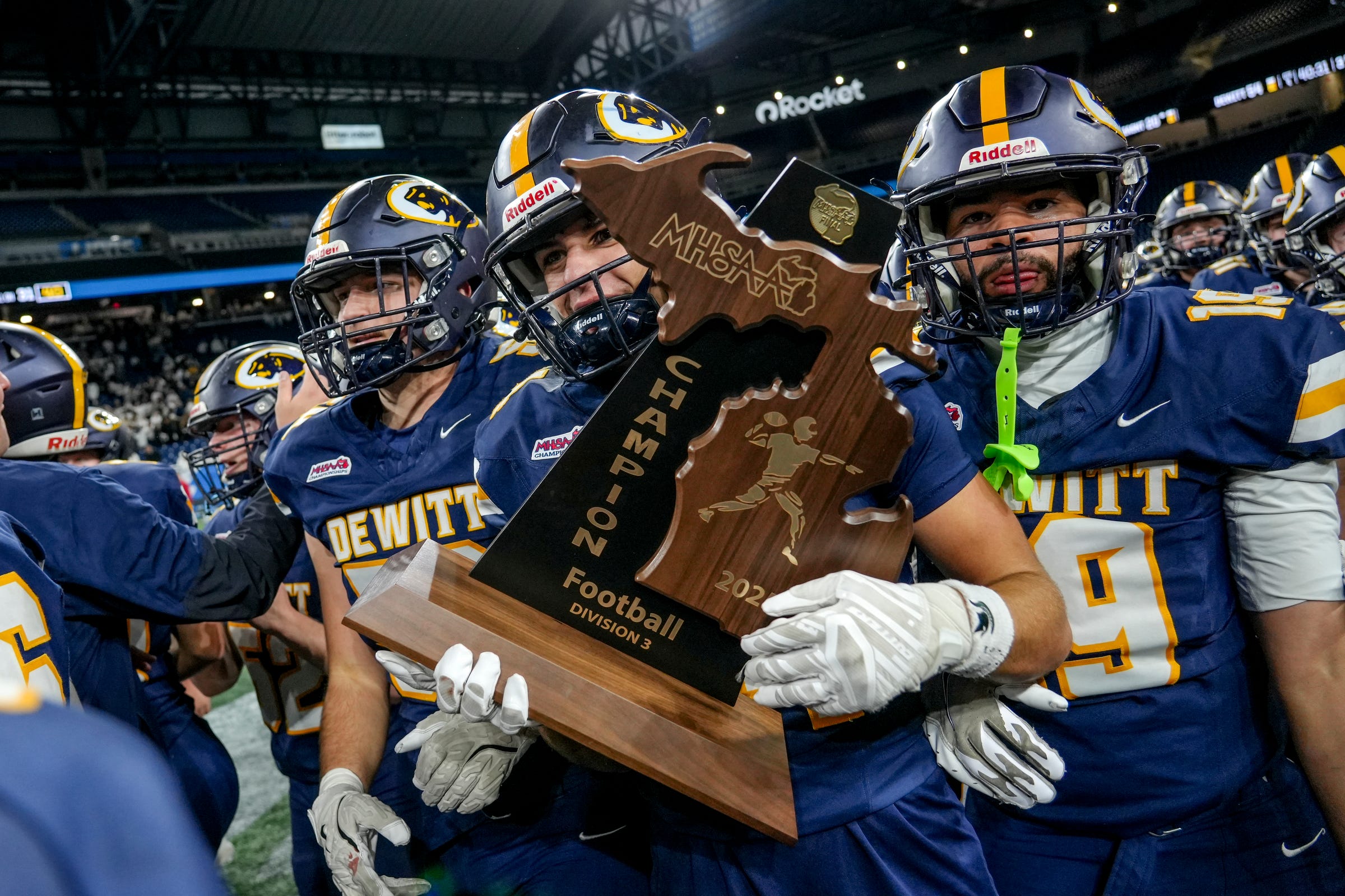 Four downs from DeWitt football's state title game win over Mount Pleasant