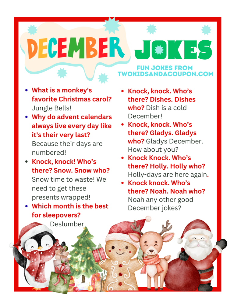 End the Year Laughing With Our Family Friendly December Jokes