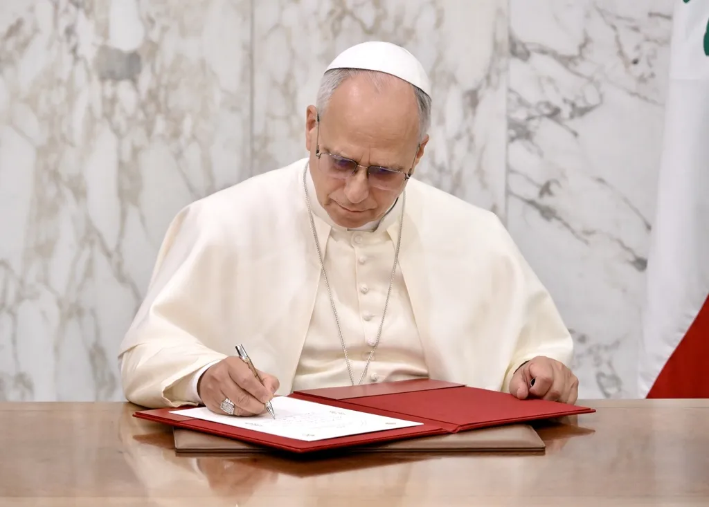 Pope Leo says two-state solution ‘only solution’ to Israel-Palestine conflict