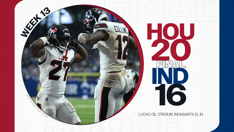 Texans score late TD in win over Colts, re-enter playoff conversation