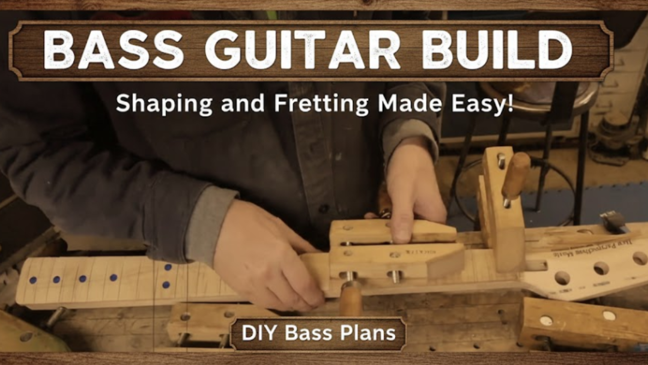 Crafting a Bass Guitar Neck – Shaping and Fretting Tutorial for DIY ...