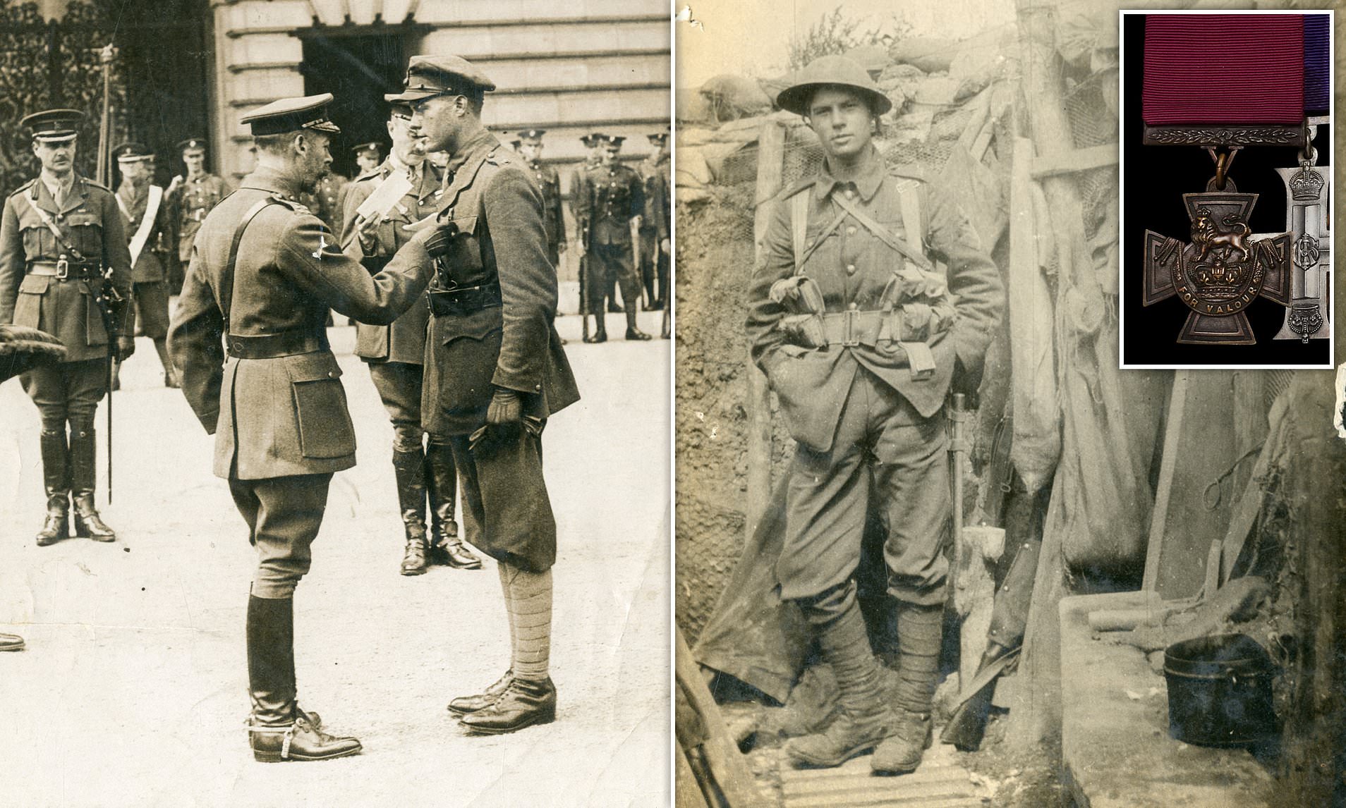 Victoria Cross awarded to WWI hero who took on 100 Germans armed with ...