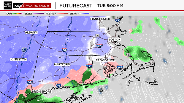Plowable snow returns to Massachusetts Tuesday. Maps show who might get ...