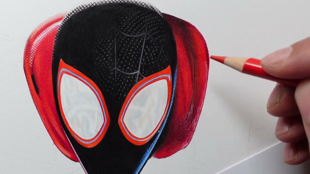 Miles Morales hood drawing you have to watch from start to finish