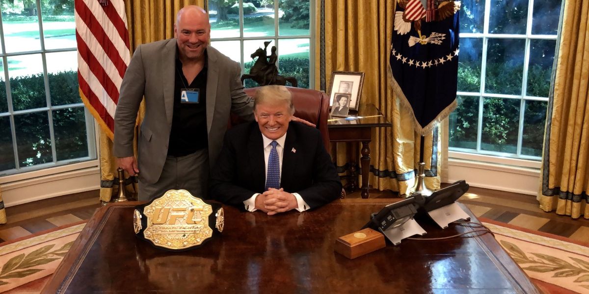 White House fight night shock: UFC plans historic cage battle at Trump ...