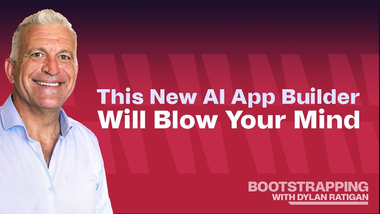 No Code Drag & Drop AI App Builder | Bootstrapping with Dylan Ratigan