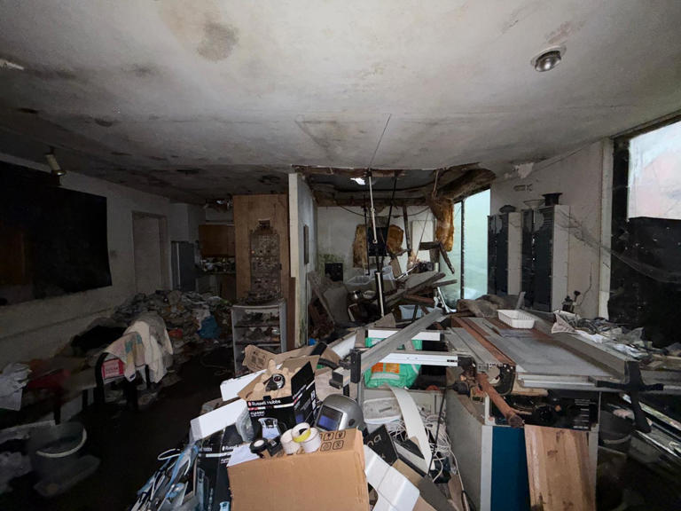 Inside derelict, uninhabitable Camden mews house at auction for £925k
