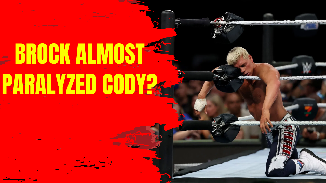 Cody Rhodes almost got paralyzed