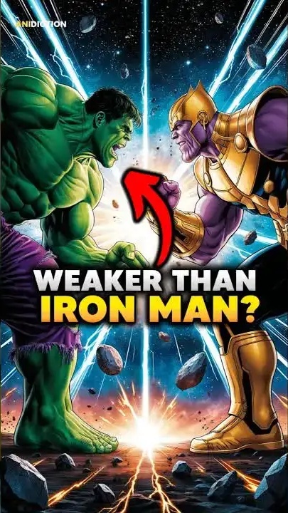 Why Hulk's punch didn't make Thanos bleed? #avengers