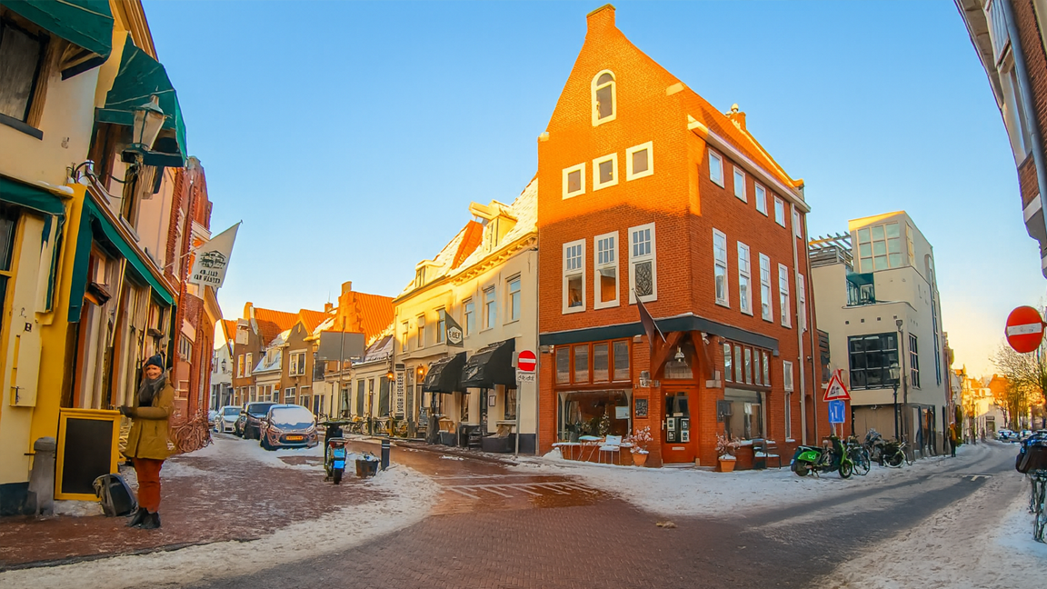 À quoi ressemble Amersfoort au Moyen Âge en hiver