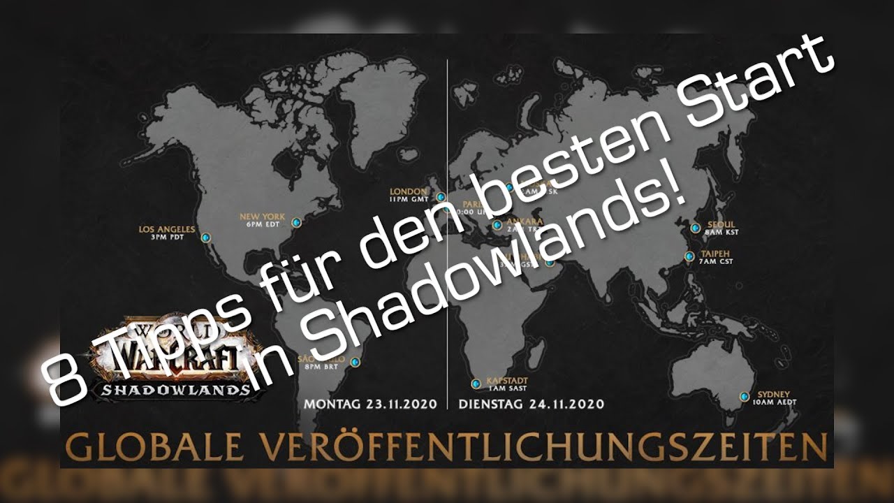 Shadowlands-Release: 8 Tipps für den bestmöglichen Start ins Addon ...