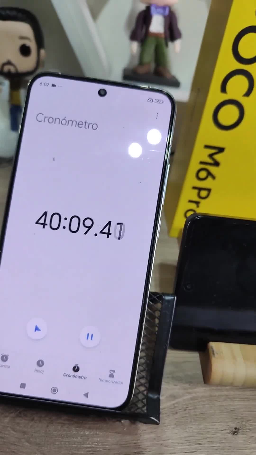 Poco M6 Pro test de carga #test #bateria #carga #cargarapida #celular # ...