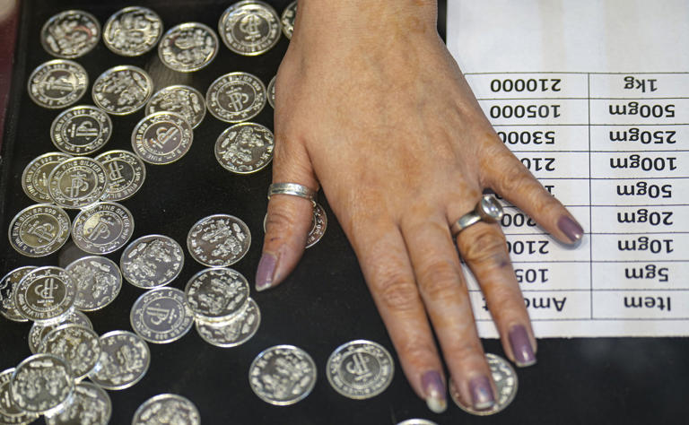 Silver futures jump Rs 8,356 to record Rs 2.06 lakh/kg; breaches USD 66 ...