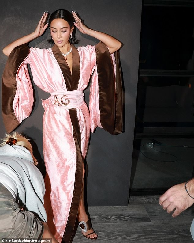 Kim Kardashian wears kimono for All's Fair after facing backlash for ...
