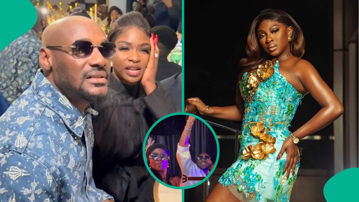 Video: 2Baba and wife Natasha Osawaru spotted at Yvonne Jegene's 20th ...