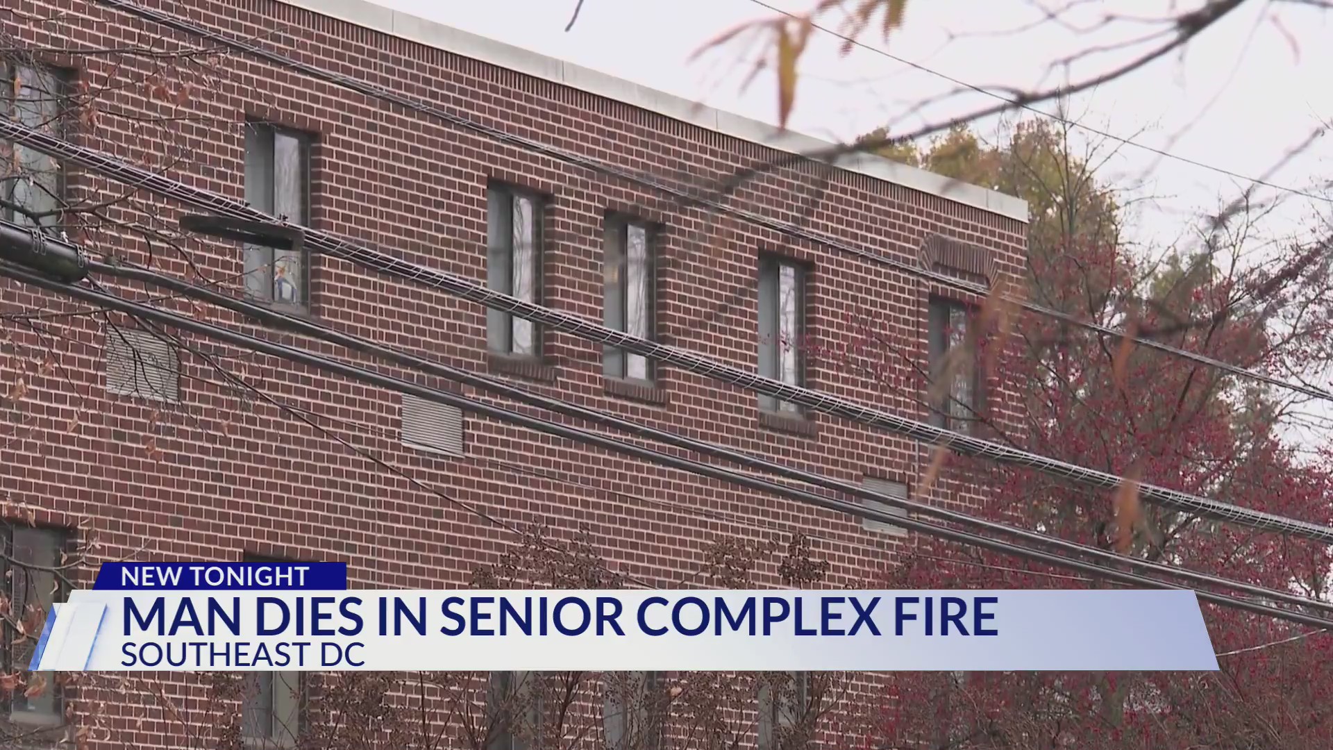 Man dies after fire at senior housing complex in Southeast DC