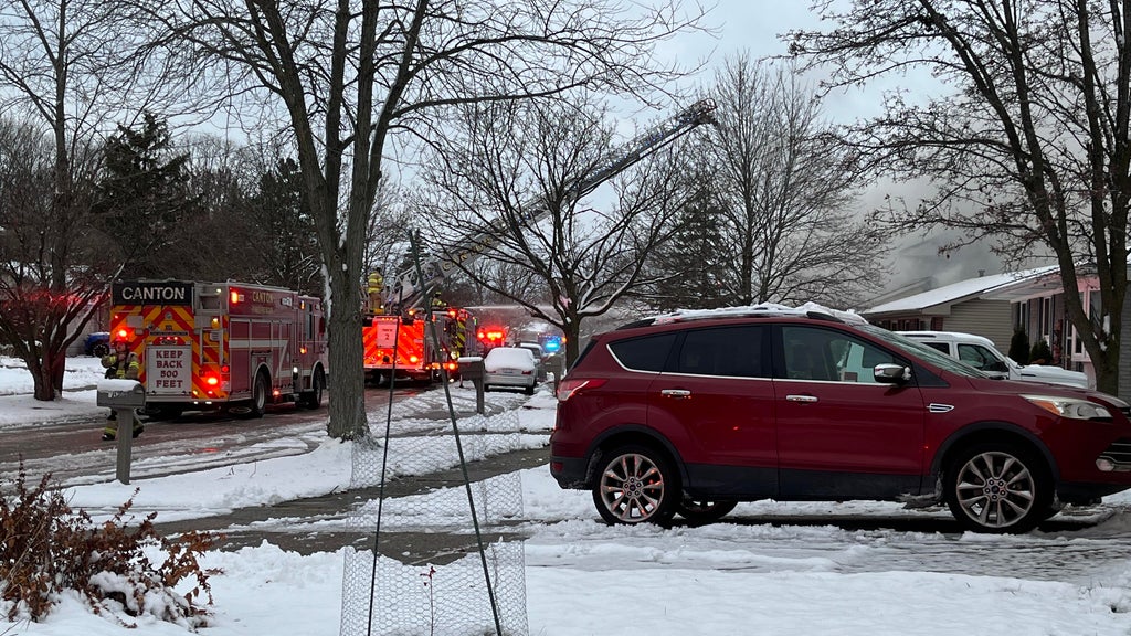 House destroyed in Canton Township fire; neighbors report ammunition ...