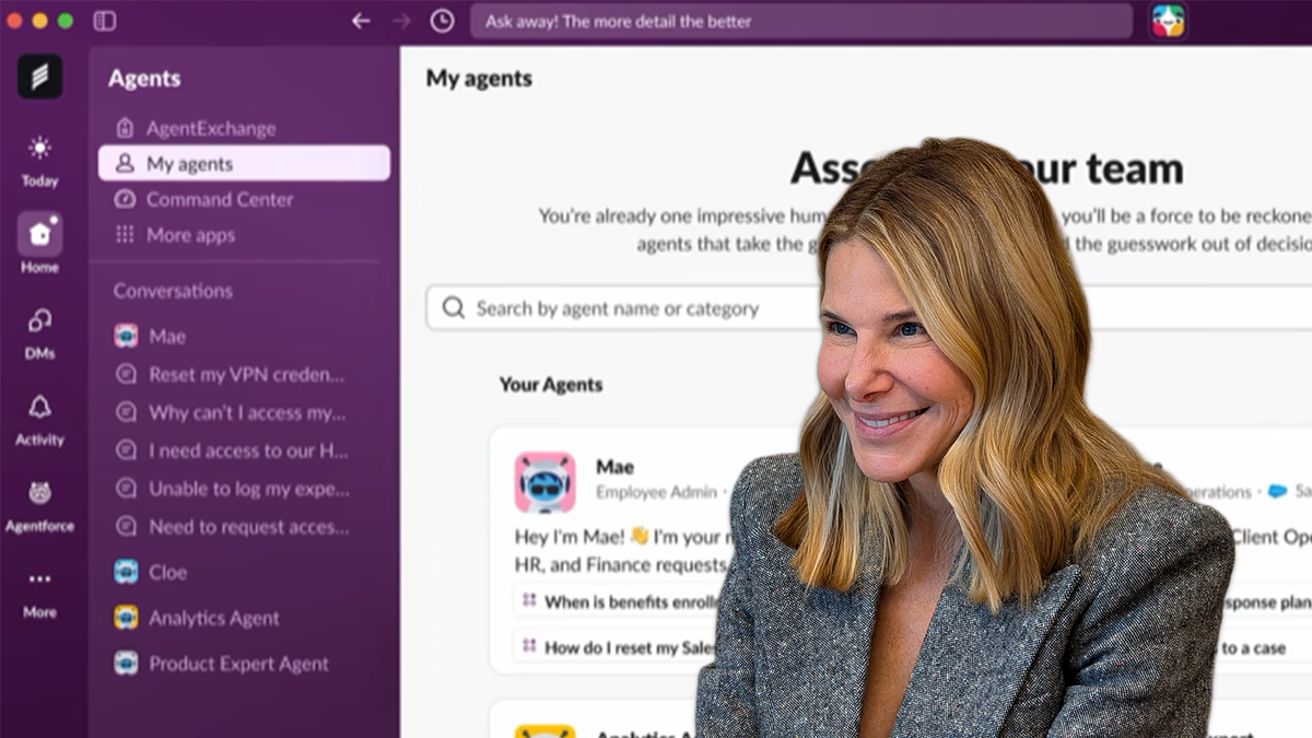 Slack CEOが語る「AI時代の人間不要論」への反論。セールスフォース社内ではAIが業務質問の96％を回答