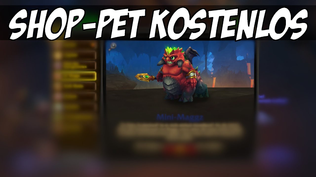 Neues Pet in Blizzard-Shop - So bekommt ihr es mit etwas Geduld kostenlos!