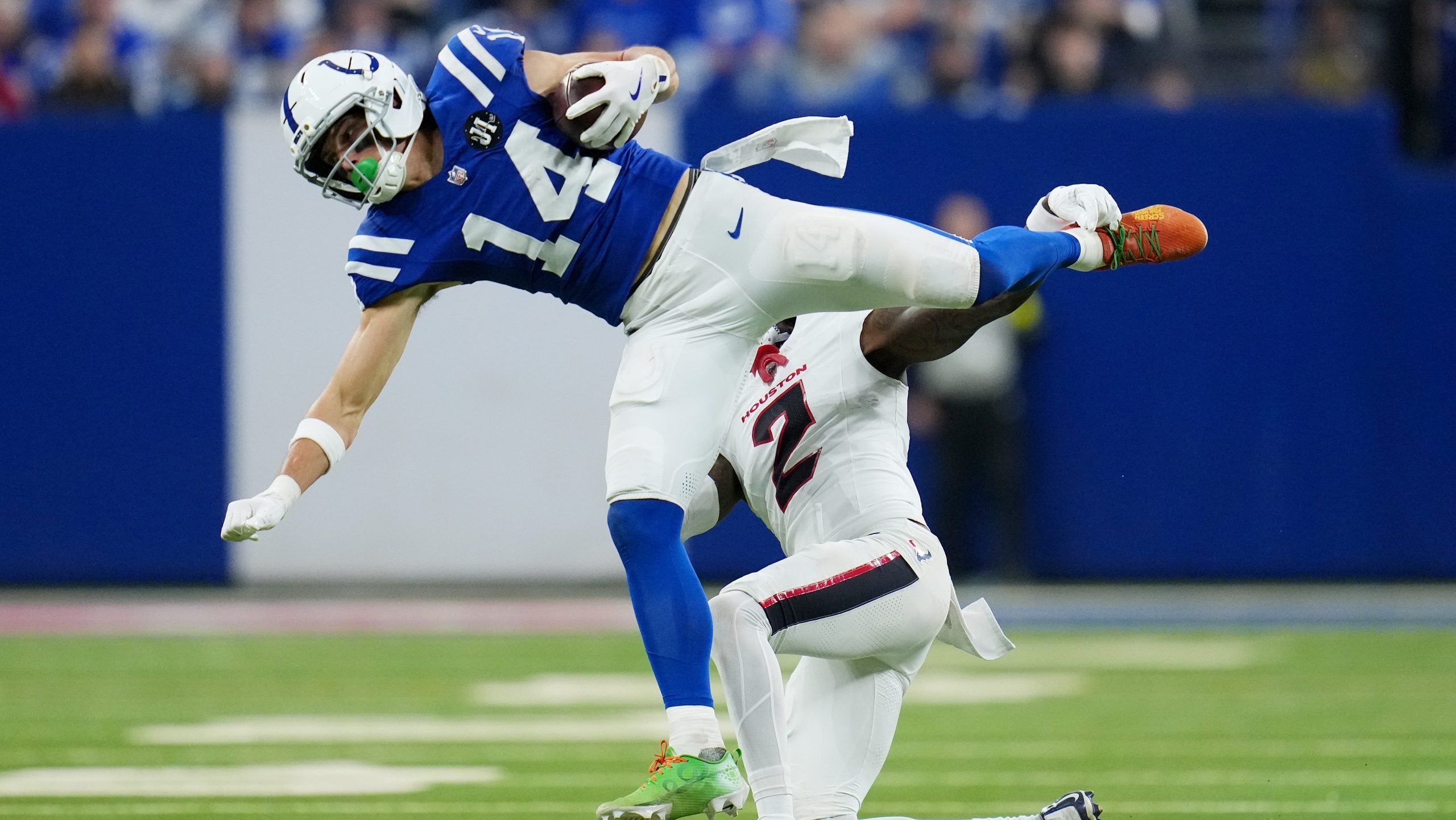 Colts receiver Alec Pierce picks apart Houston defense