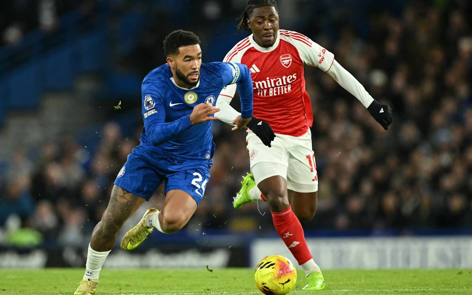 James says 10-man Chelsea could have won against Arsenal