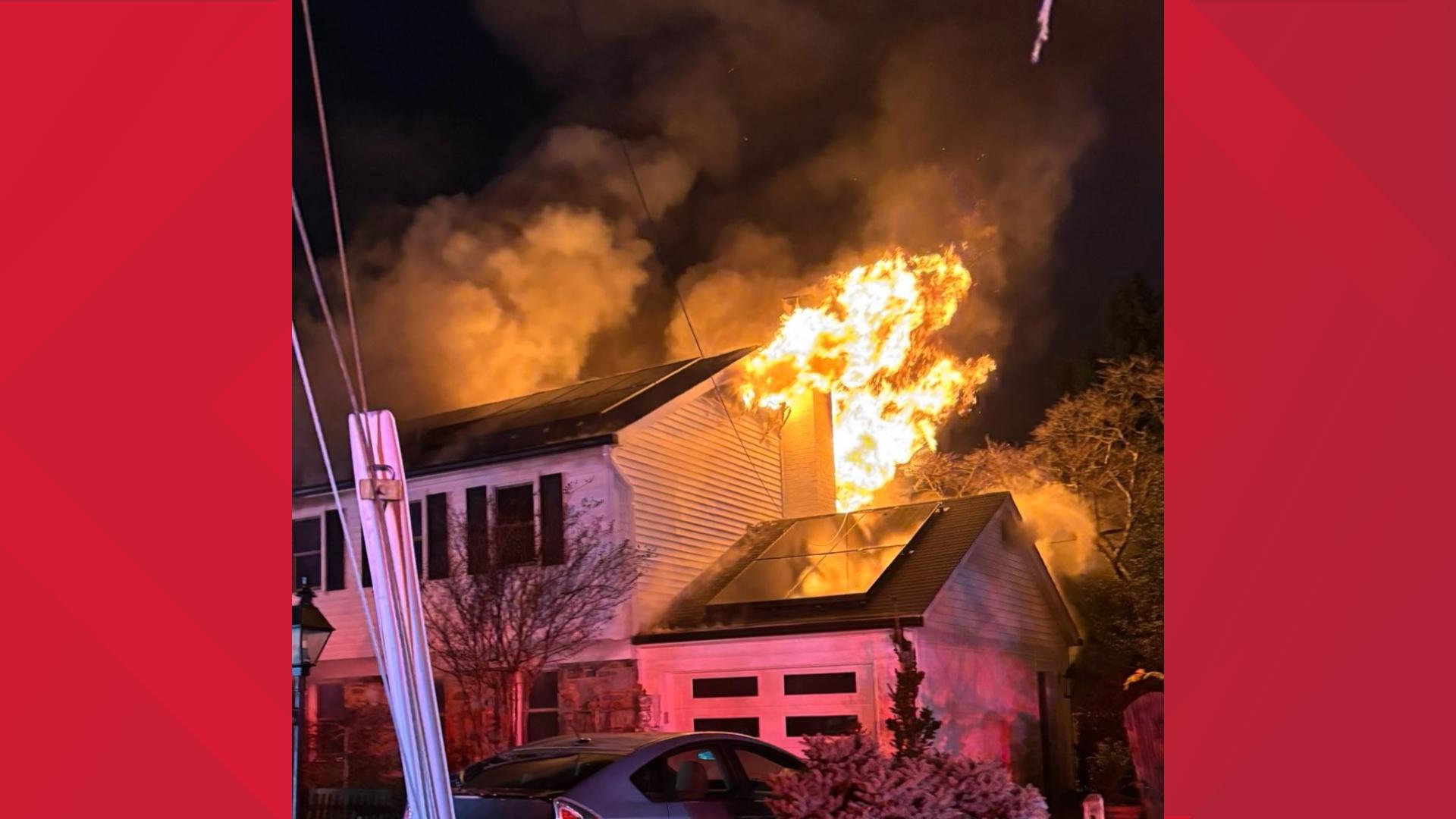 Mannakee St. fire