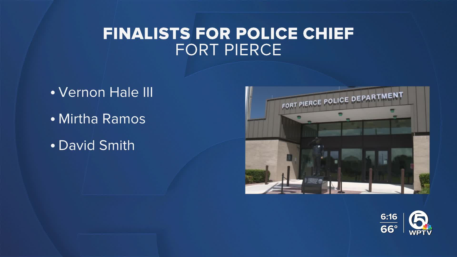 Fort Pierce announces 3 finalists for chief of police