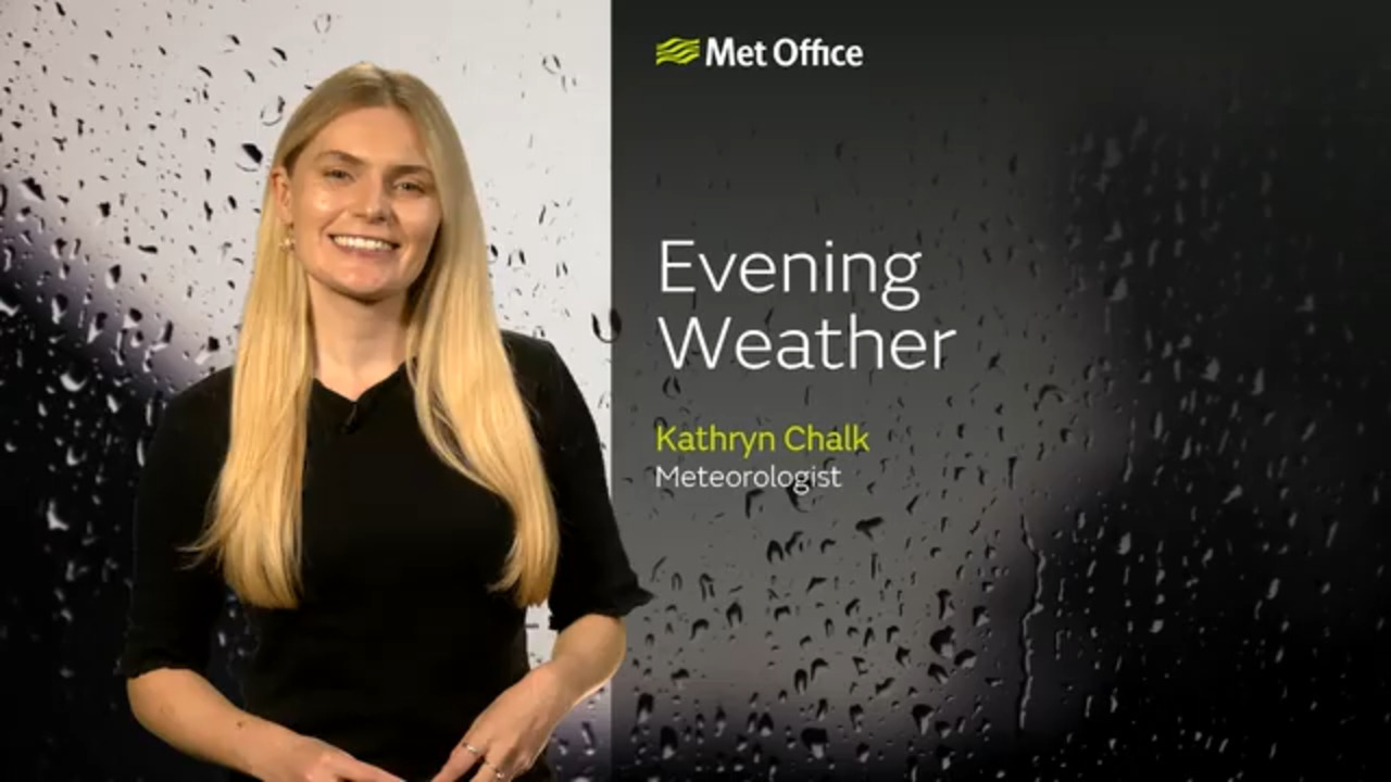 Met Office Sunday evening weather forecast 23/11/2025