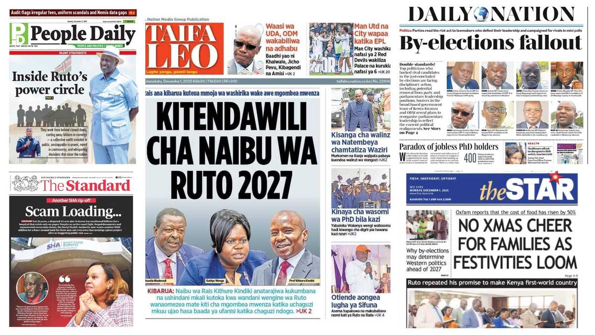 Kenyan newspapers review: 3 politicians emerge as frontrunners to be ...