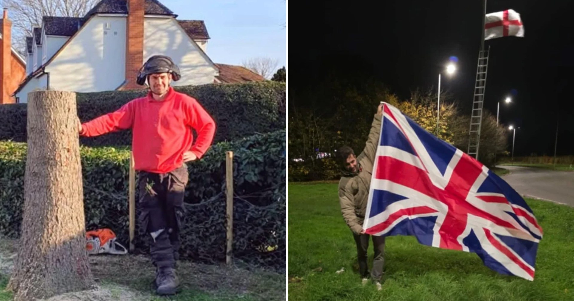 Council sacks tree surgeon over British flags row