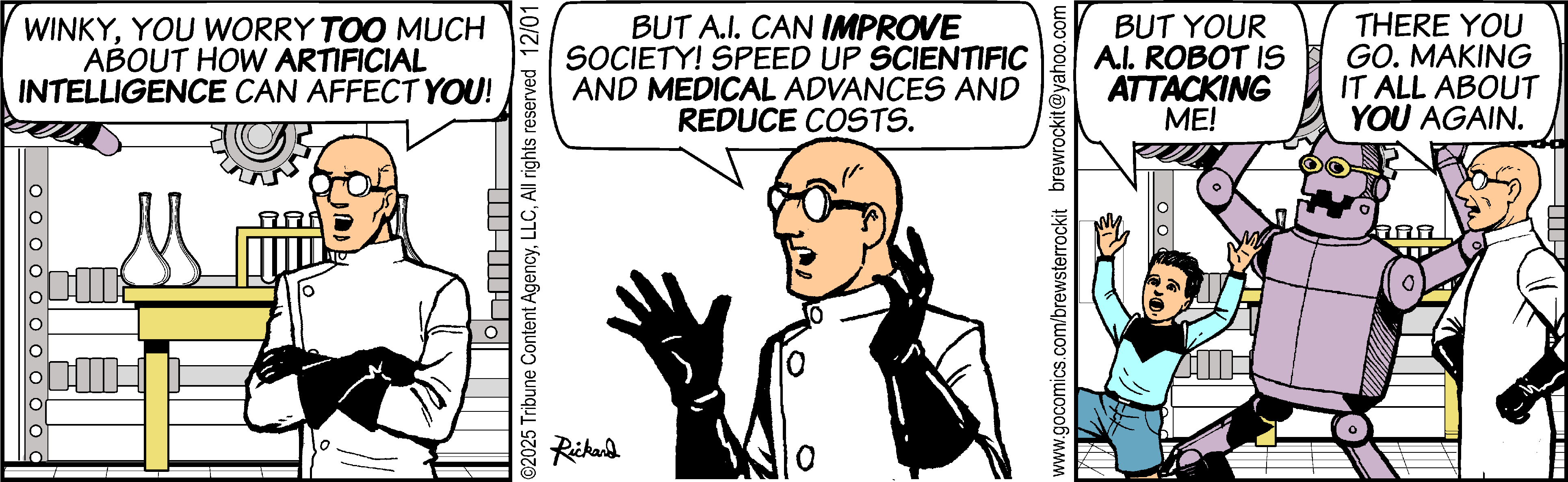 Brewster Rockit by Tim Rickard