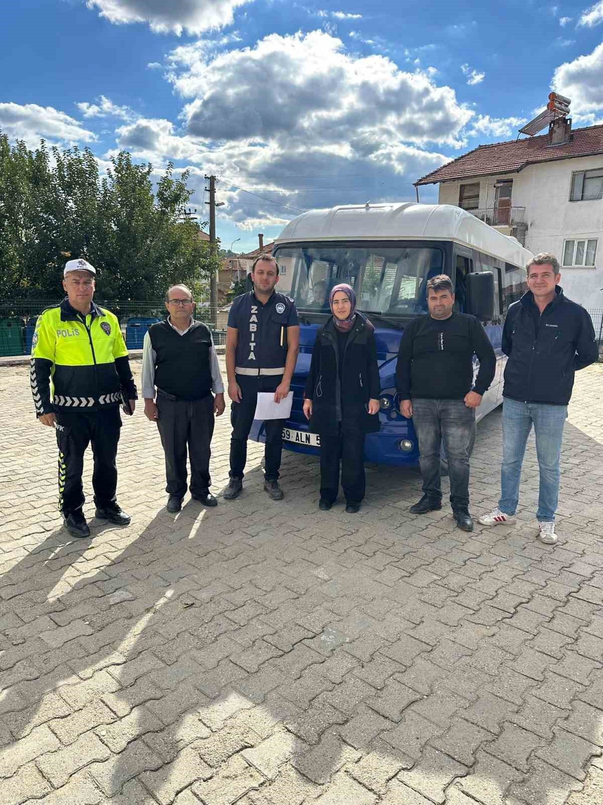 Okul servislerine ortak denetim