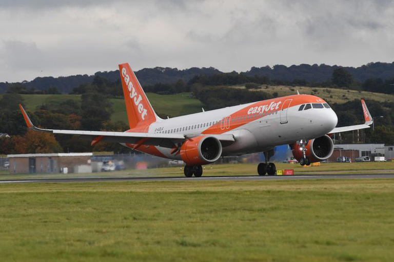 Edinburgh passengers forced to 'disembark' plane after wing hits ...