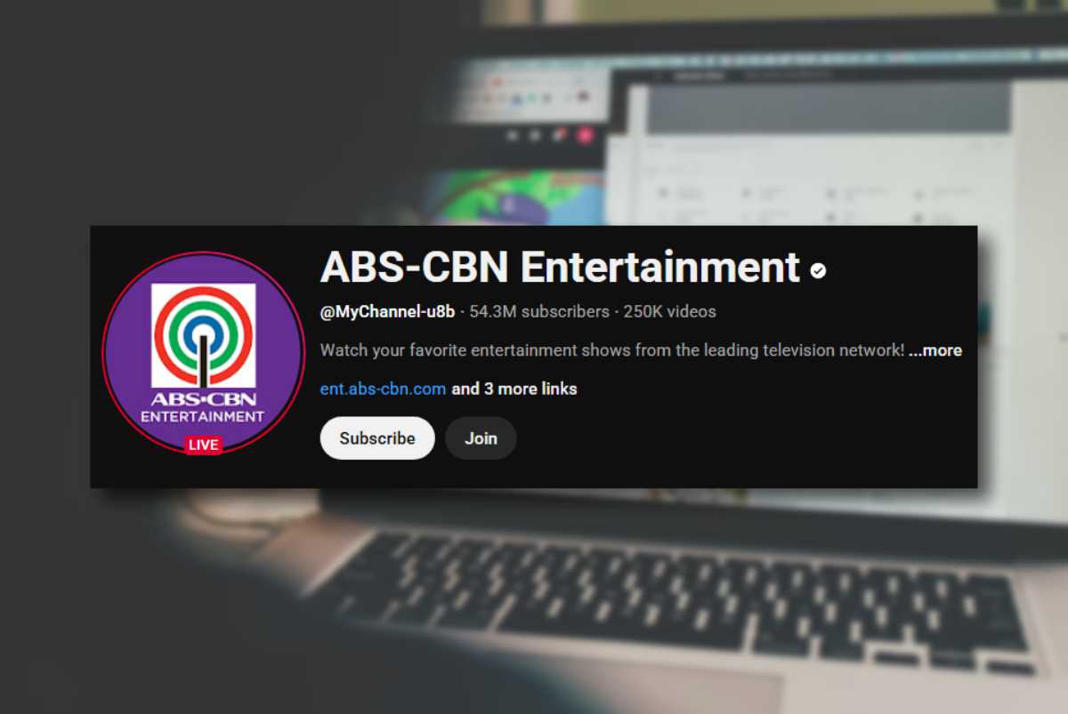 ABS-CBN Entertainment YouTube channel back online after shut down