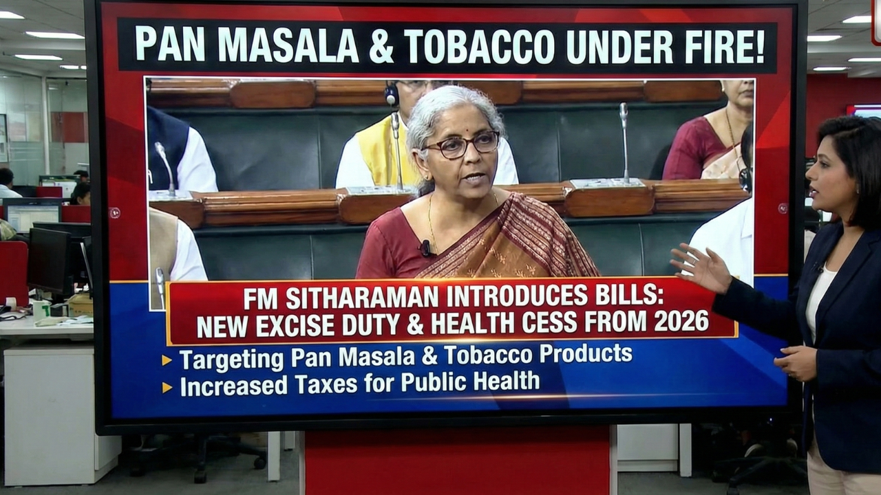 Pan Masala & Tobacco Under Fire! FM Sitharaman Introduces Bills With ...