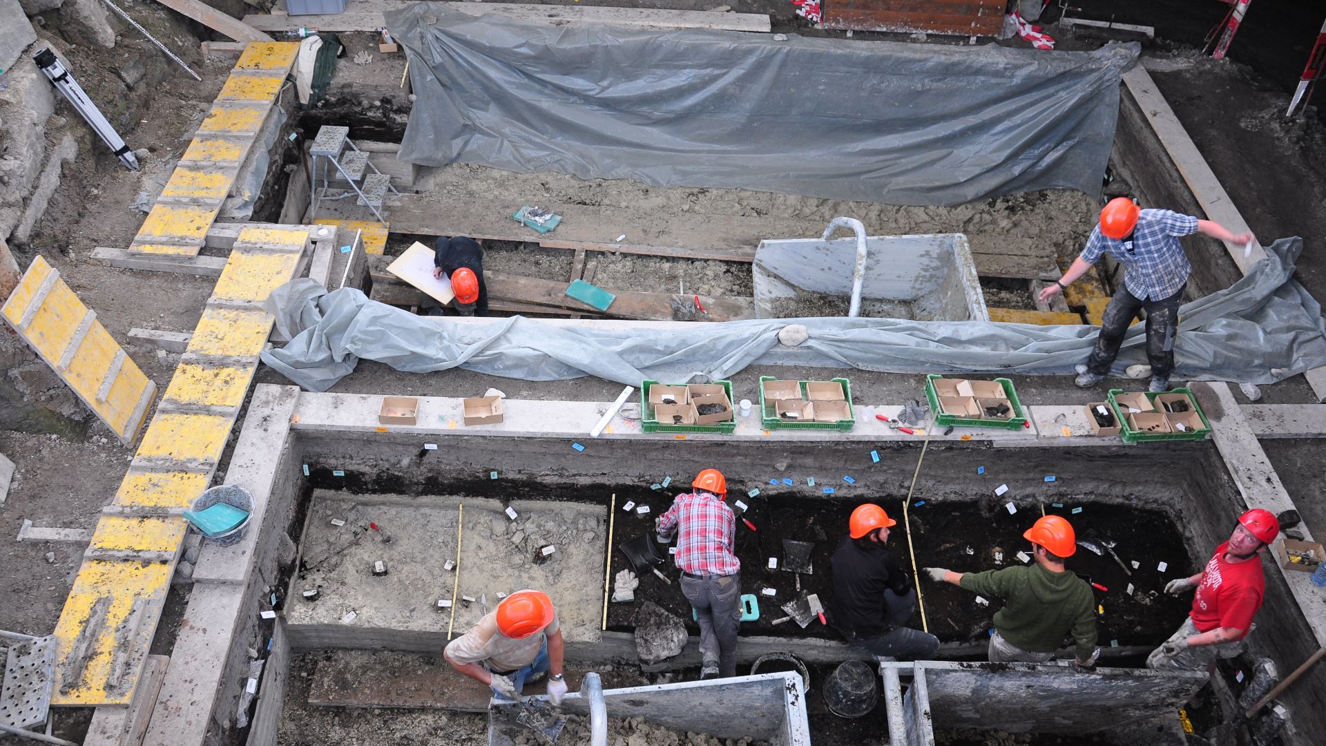 Archaeologists in Switzerland uncovered the remnants of a Roman bridge ...