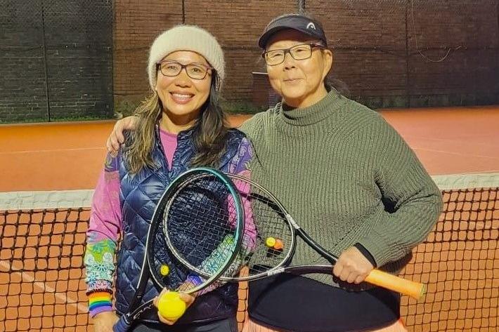 It's doubles delight for some at Hailsham Tennis Club