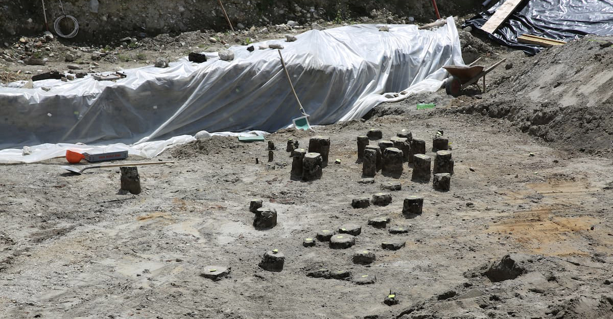 Archaeologists in Switzerland uncovered the remnants of a Roman bridge ...