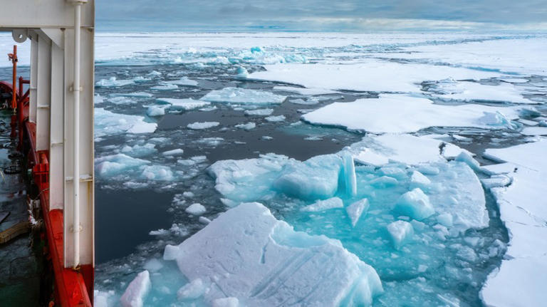How Icebreaker Ships Plow Through Frozen Seas