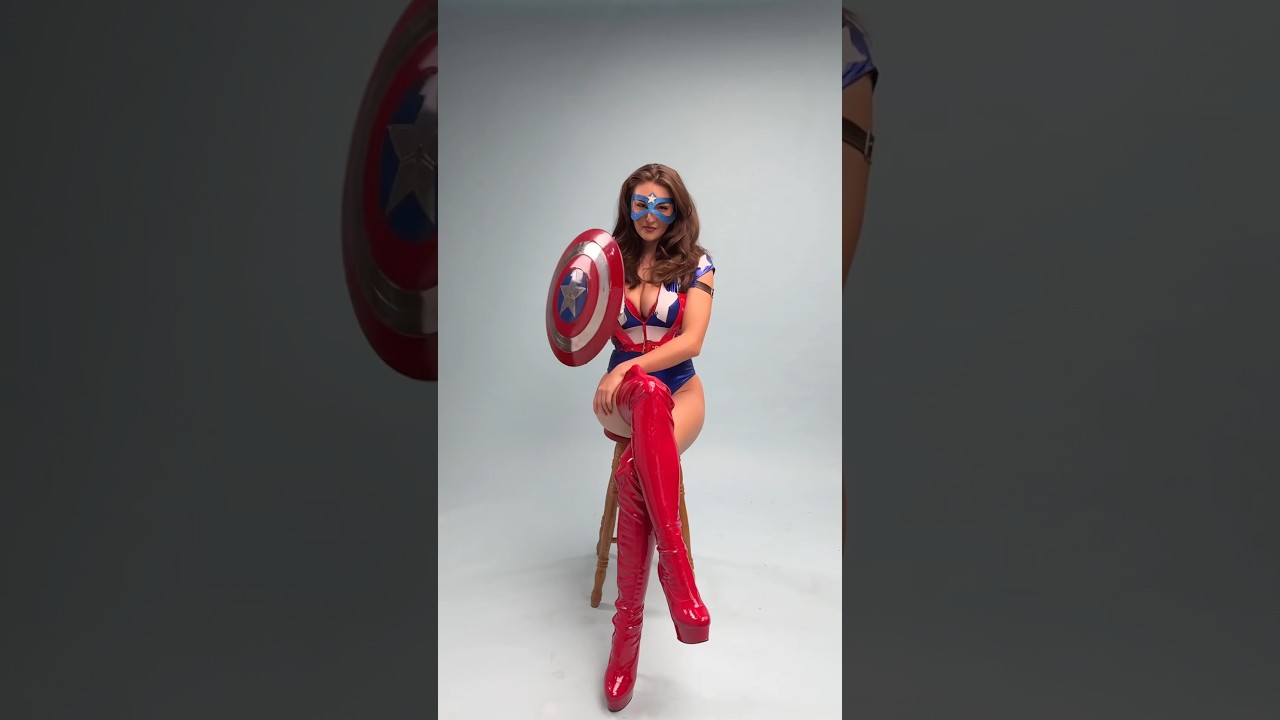 She’s back💋 #rachelpizzolato #youtubeshorts #misscaptainamerica # ...