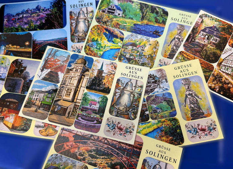 Solinger entwirft eigene Postkarten von seiner Heimatstadt