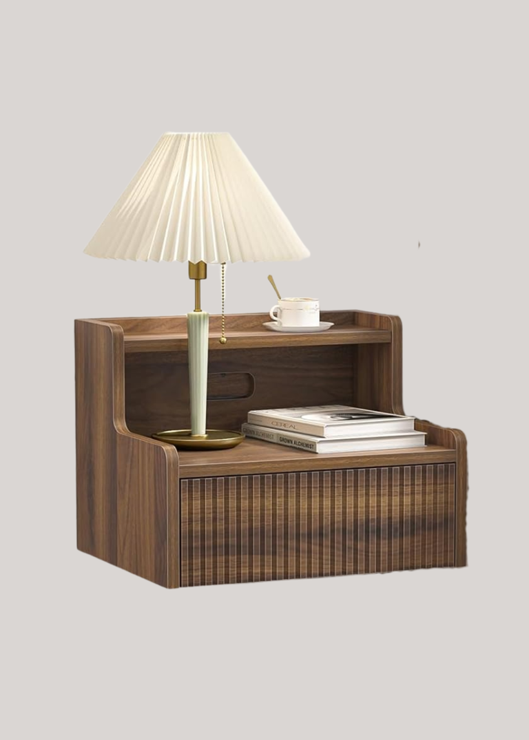 You Wouldn't Be Able to Tell, but This Floating Bedside Table Has ...