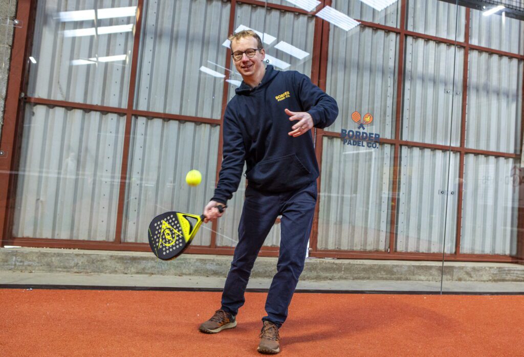 Farmer diversifies by turning barn into padel tennis club