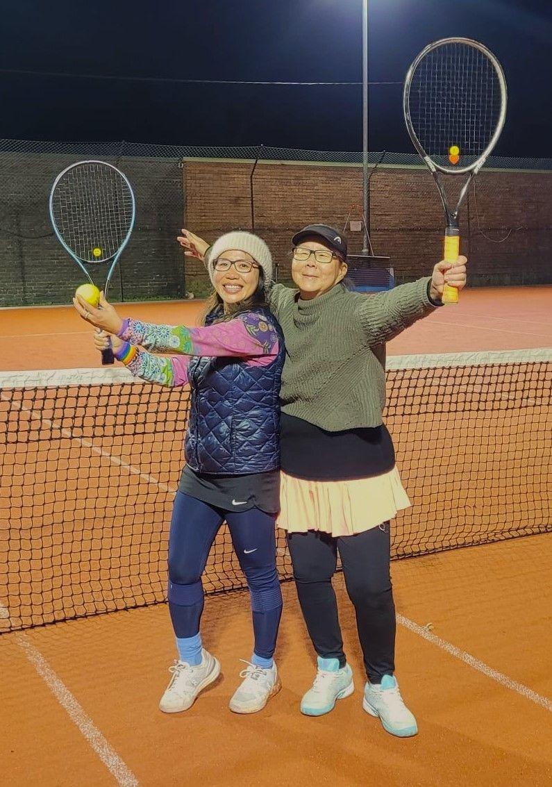 It's doubles delight for some at Hailsham Tennis Club