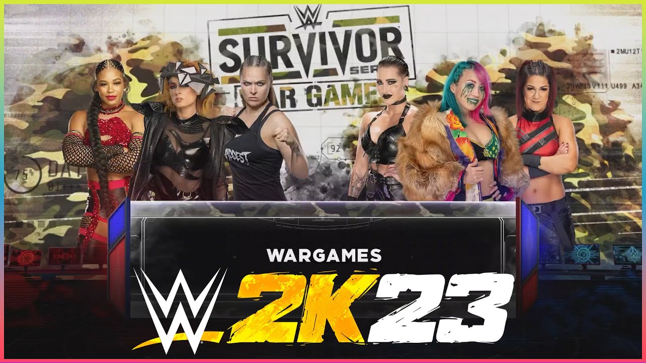 WWE 2K23 women's war games early access gameplay!